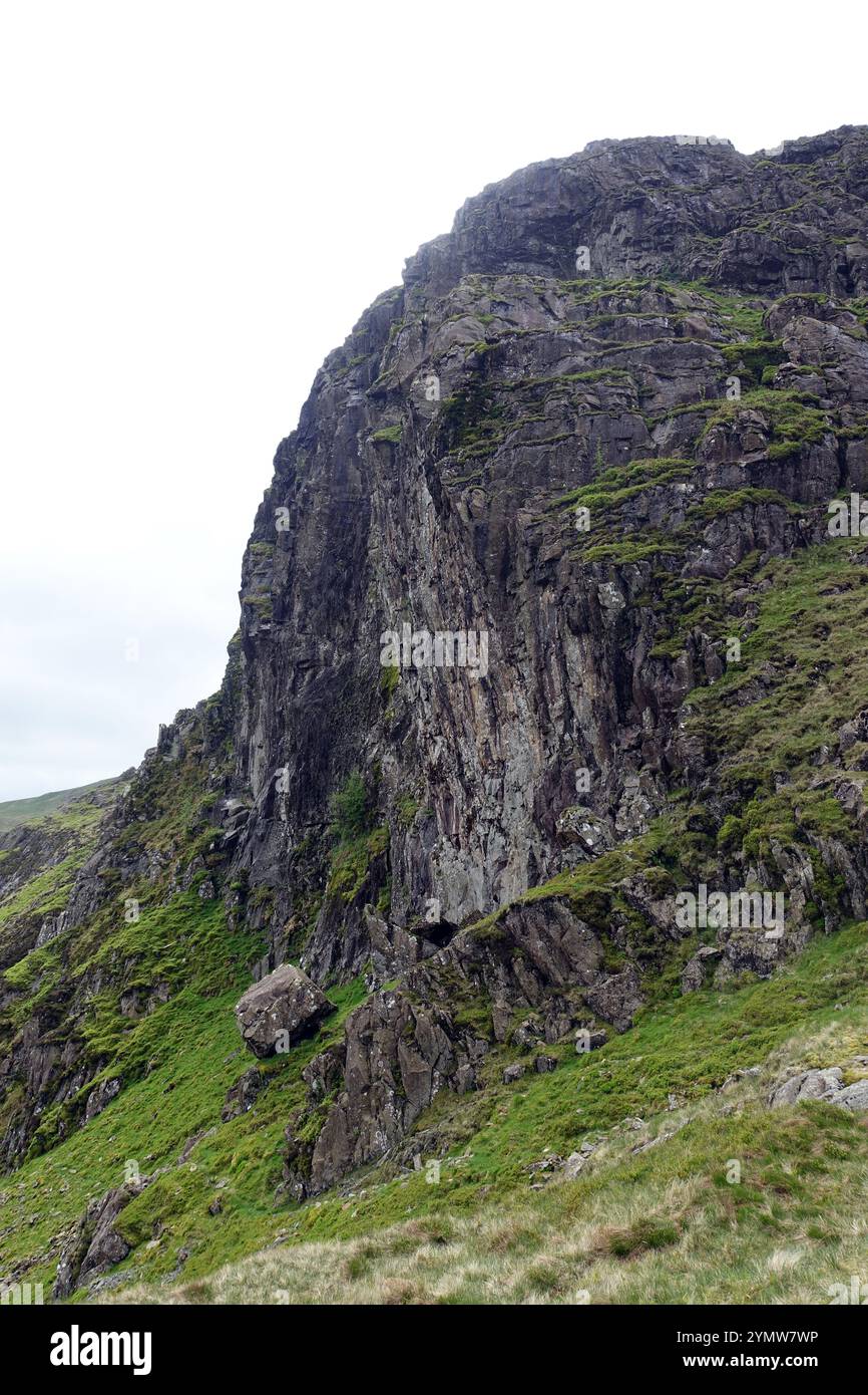 The Rock Face which gives it's name to the Wainwright 'Dove Crag' in ...