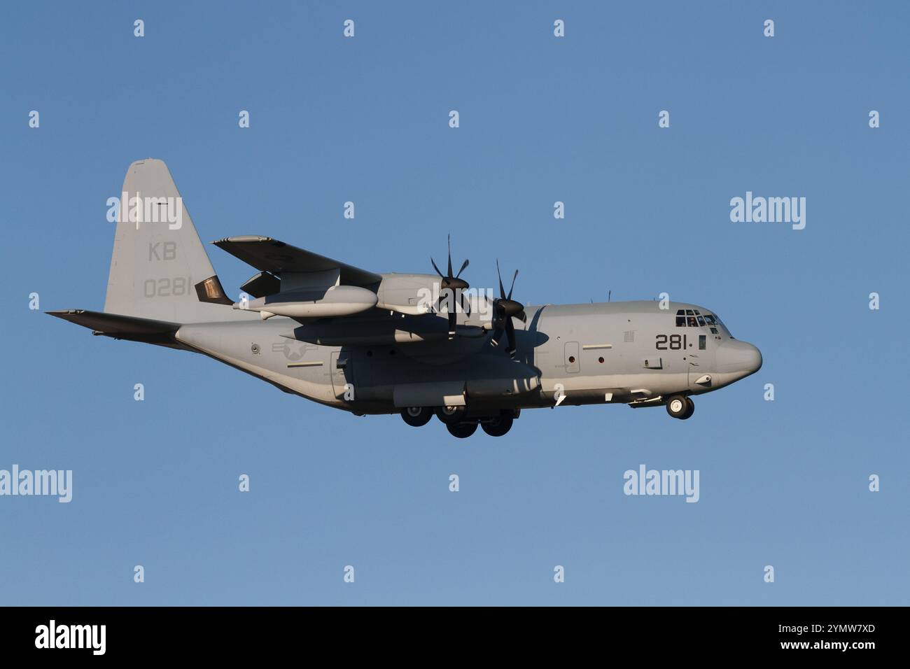 Lockheed Martin KC130J HerculesTanker aircraft with the US Marine Corps ...