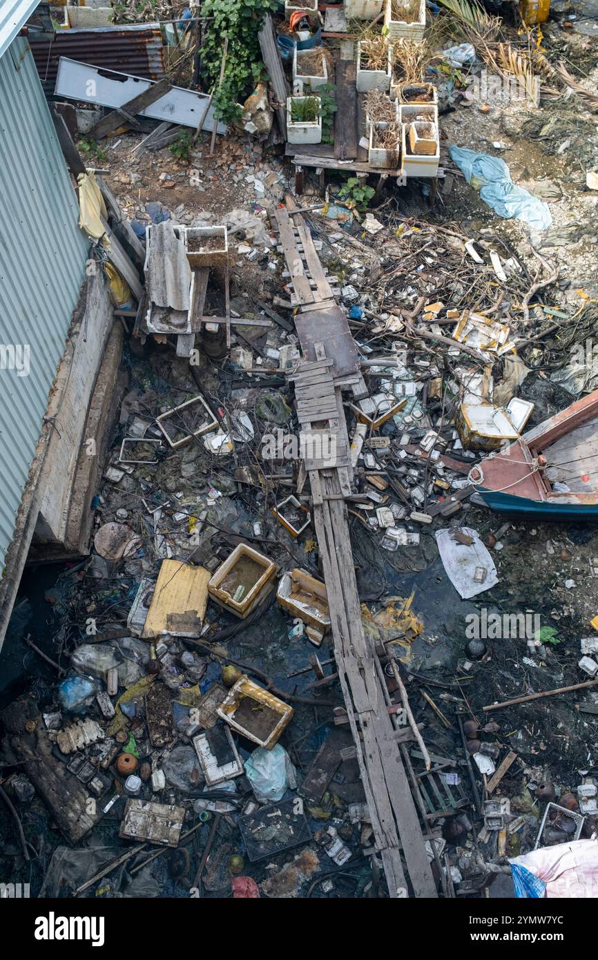 Trash in Harbour at Duong Dong on Phu Quoc Island Vietnam Stock Photo ...