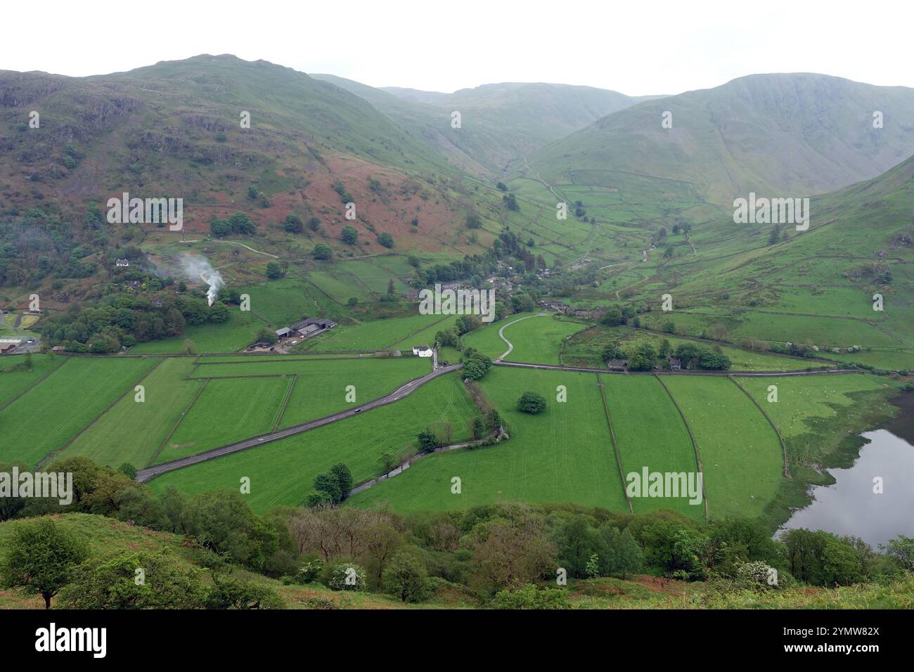 The Hamlet of Hartsop and Brothers Water Lake in the Hartsop Valley by ...