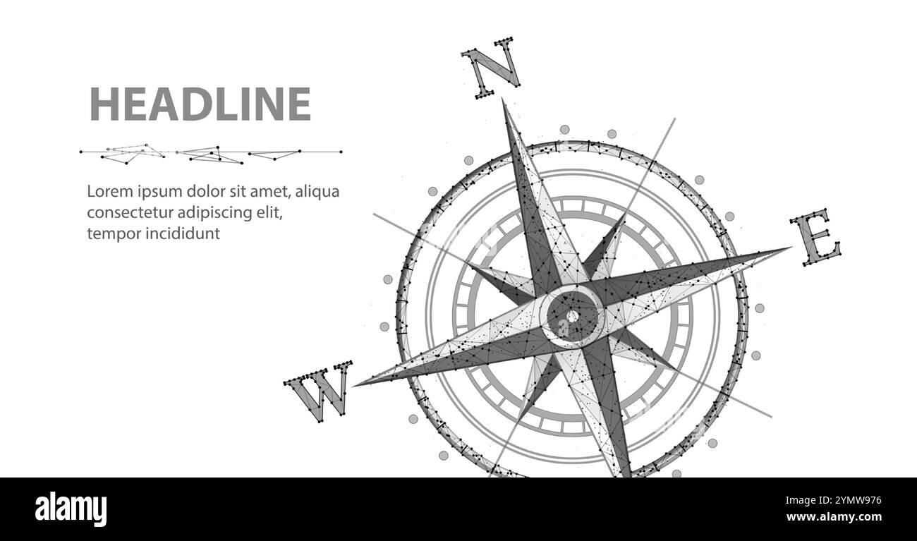 Compass. Business strategic explorer Stock Vector Image & Art - Alamy