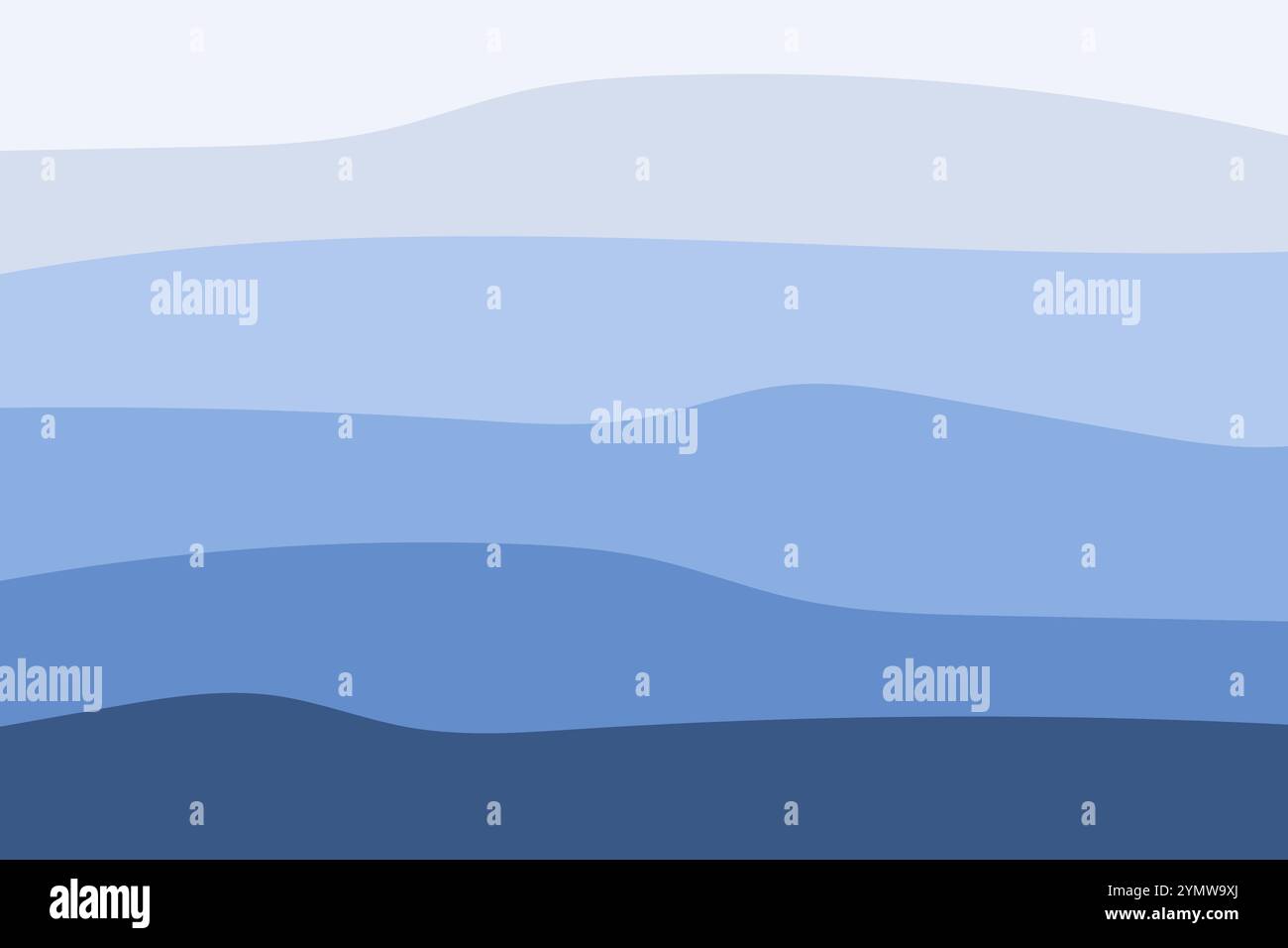 Abstract blue waves background template. Seamless background. Vector ...