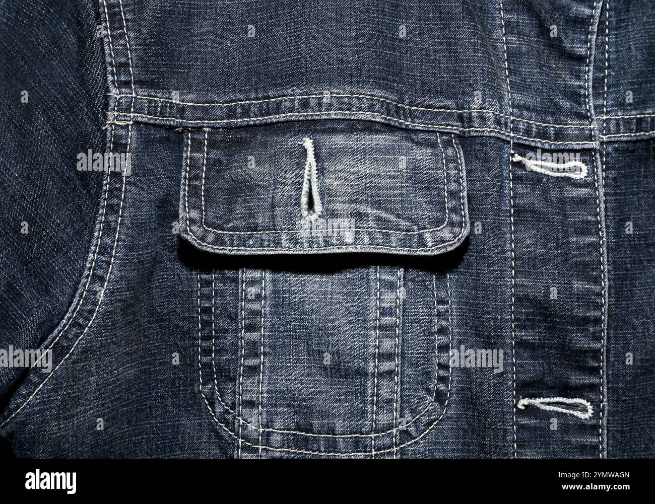 Jeans jacket close up texture Stock Photo - Alamy