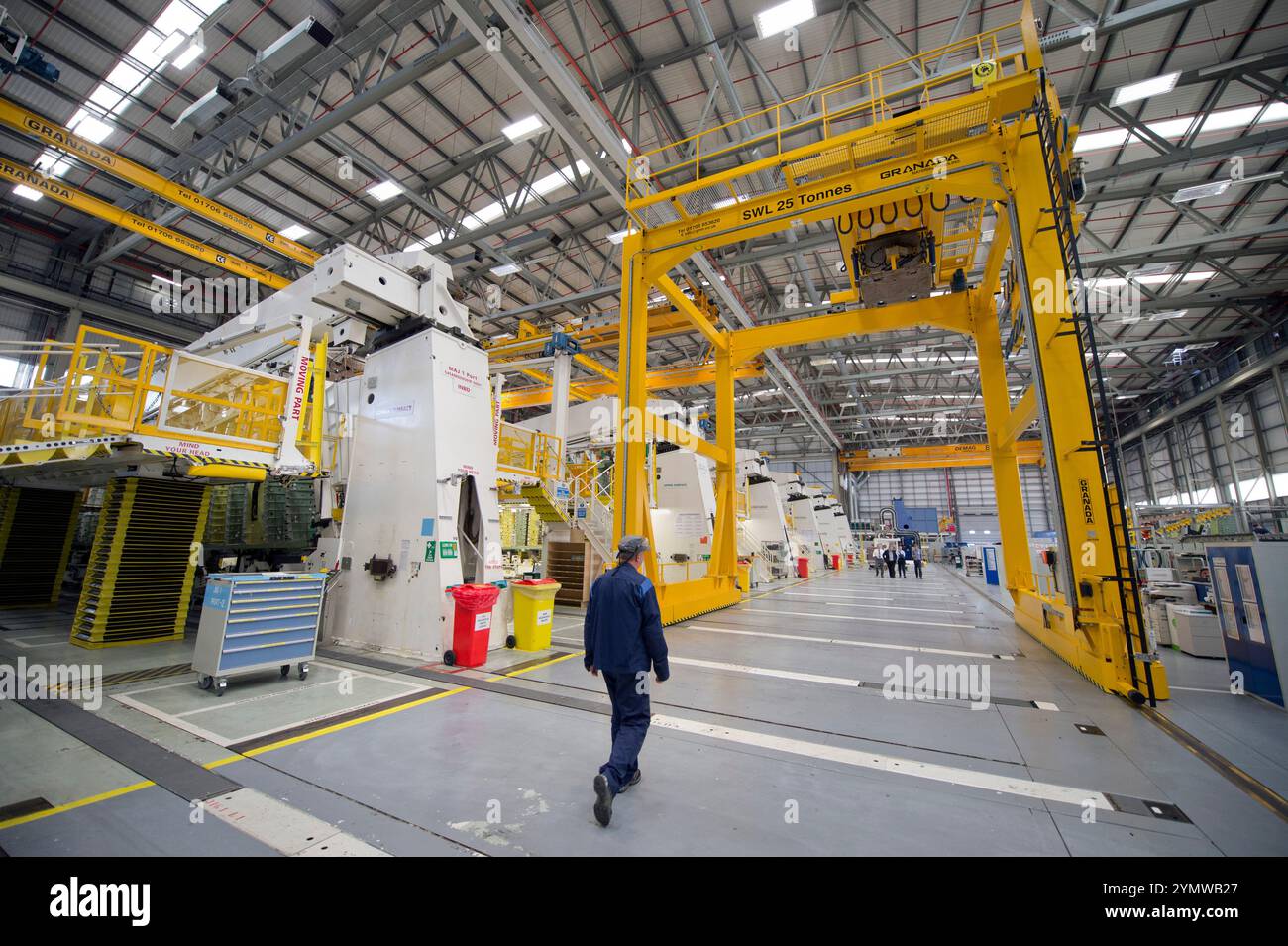 The Airbus site at Filton, Bristol where they are assembling the military plane A400M and ...