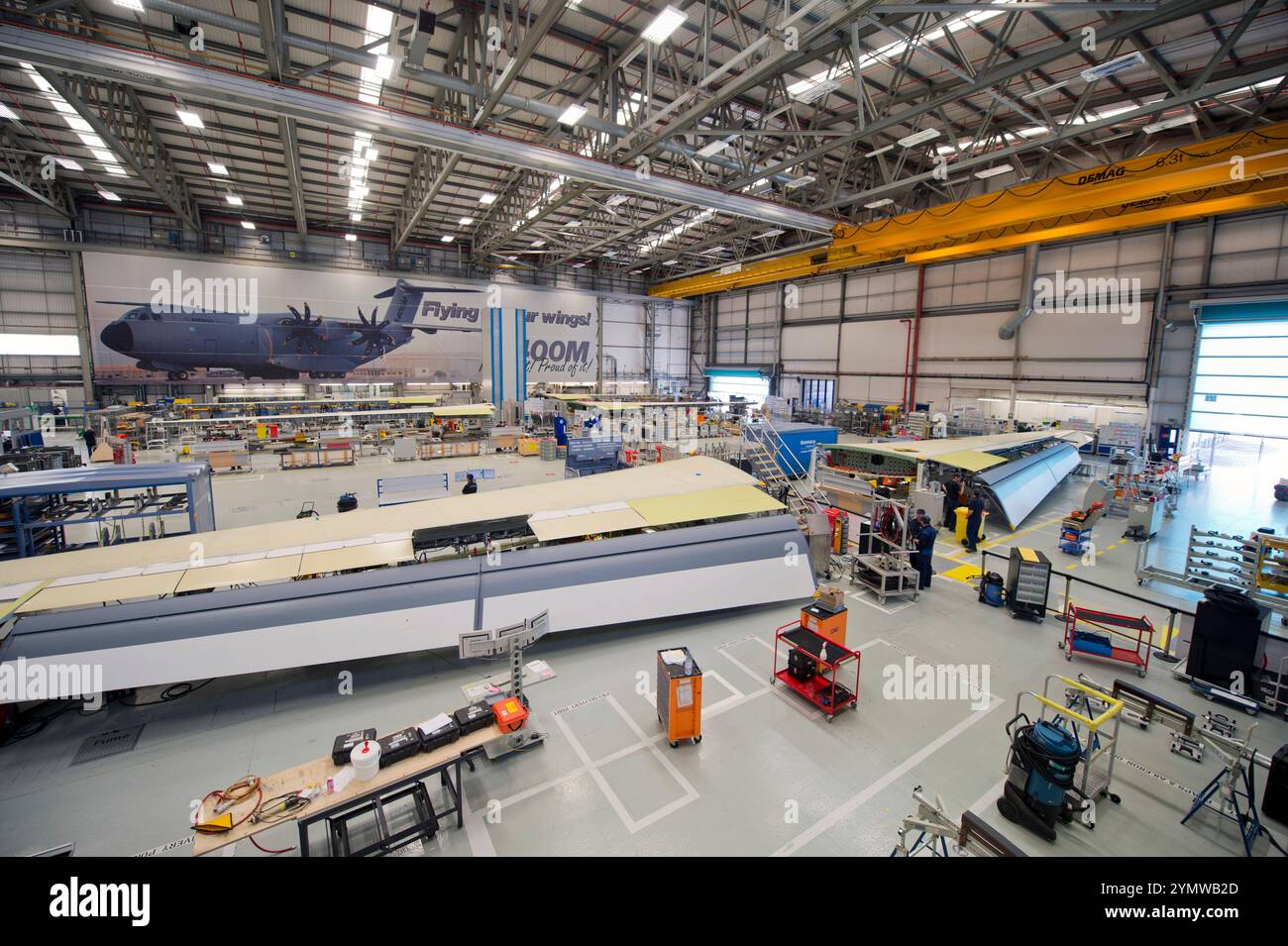 The Airbus site at Filton, Bristol where they are assembling the ...