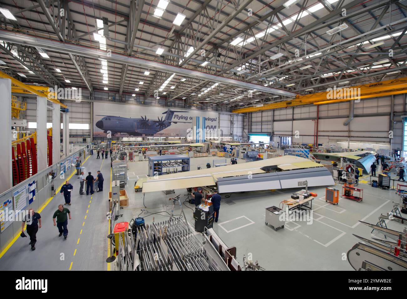 The Airbus site at Filton, Bristol where they are assembling the ...