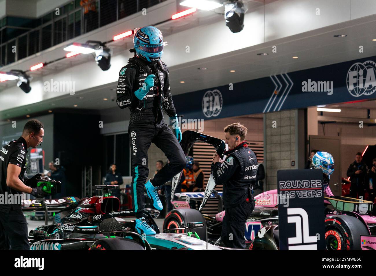 Las Vegas, United States. 22nd Nov, 2024. British Formula One driver ...