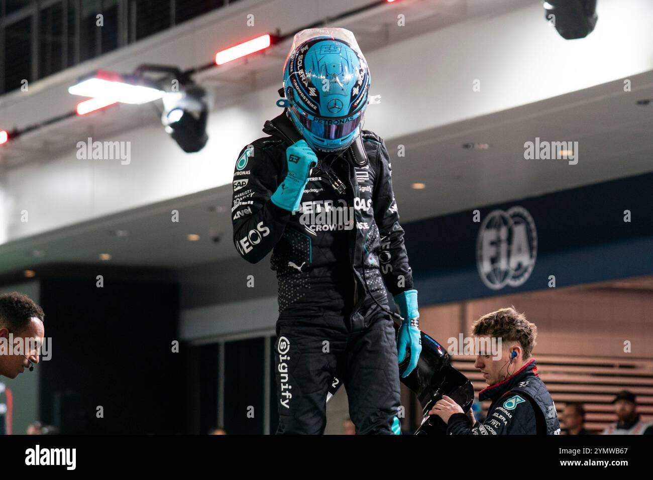 Las Vegas, United States. 22nd Nov, 2024. British Formula One driver ...