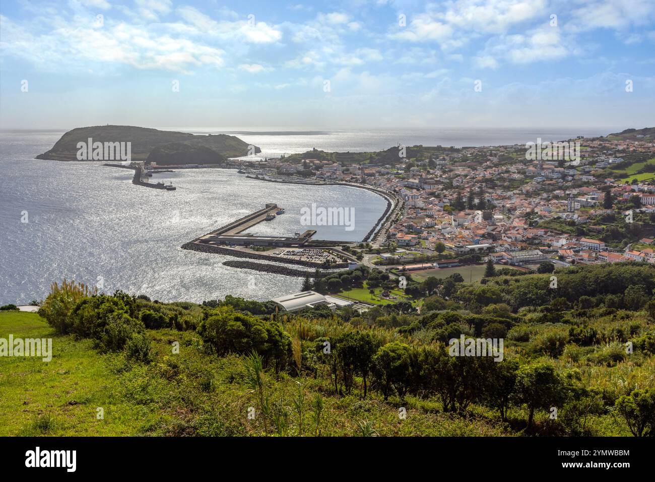 Known as the Sea-City, Horta, Faial Island, Azores, has a great ...