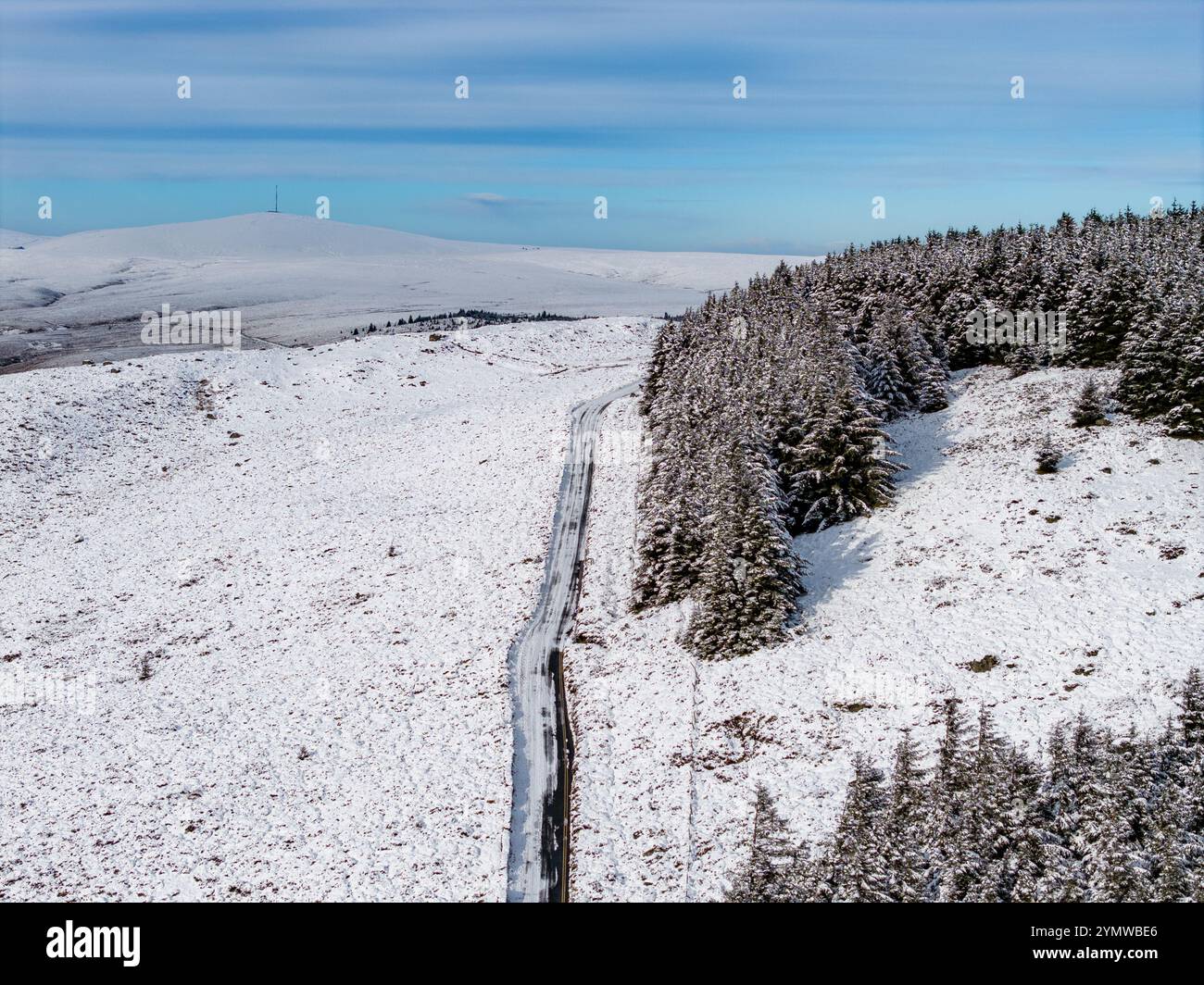 Snow covered Wicklow Gap Stock Photo - Alamy