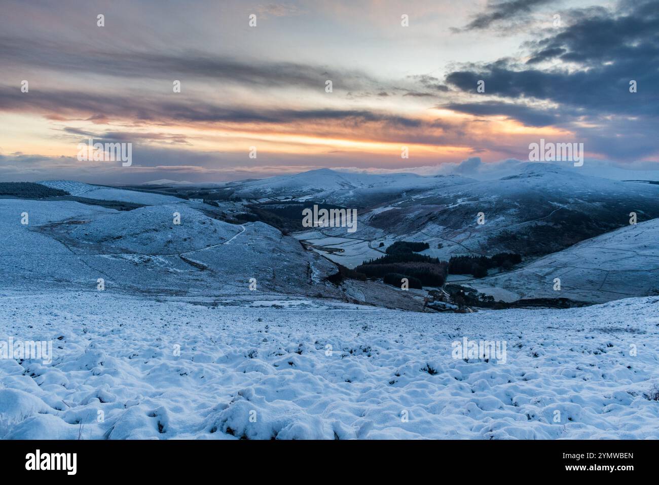 Wicklow mountains sunset hi-res stock photography and images - Alamy