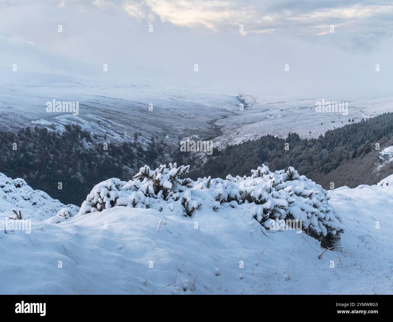 Snow covered Wicklow Gap Stock Photo - Alamy