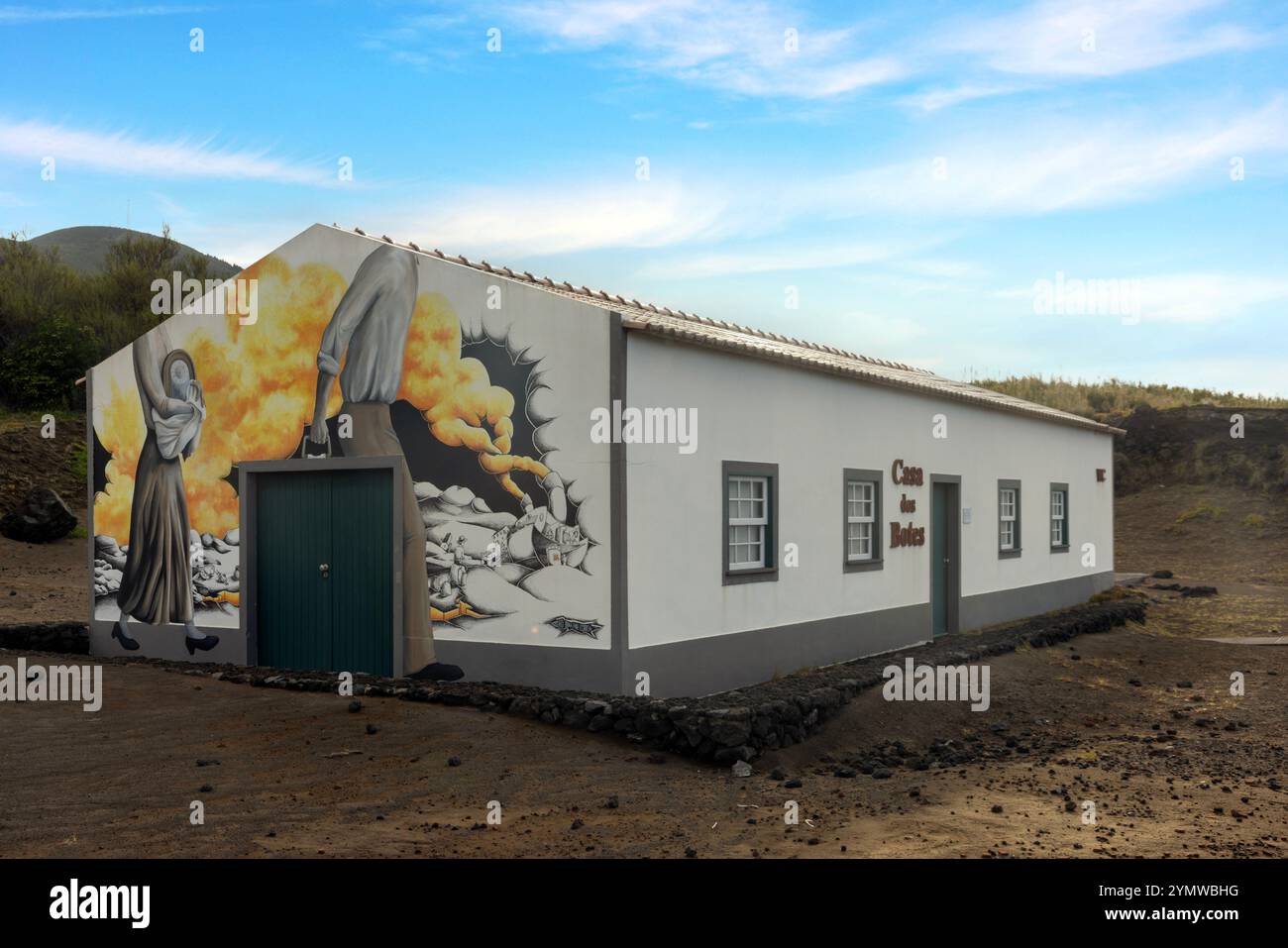 Between 1957 and 1958 a volcanic eruption caused the destruction of the ...