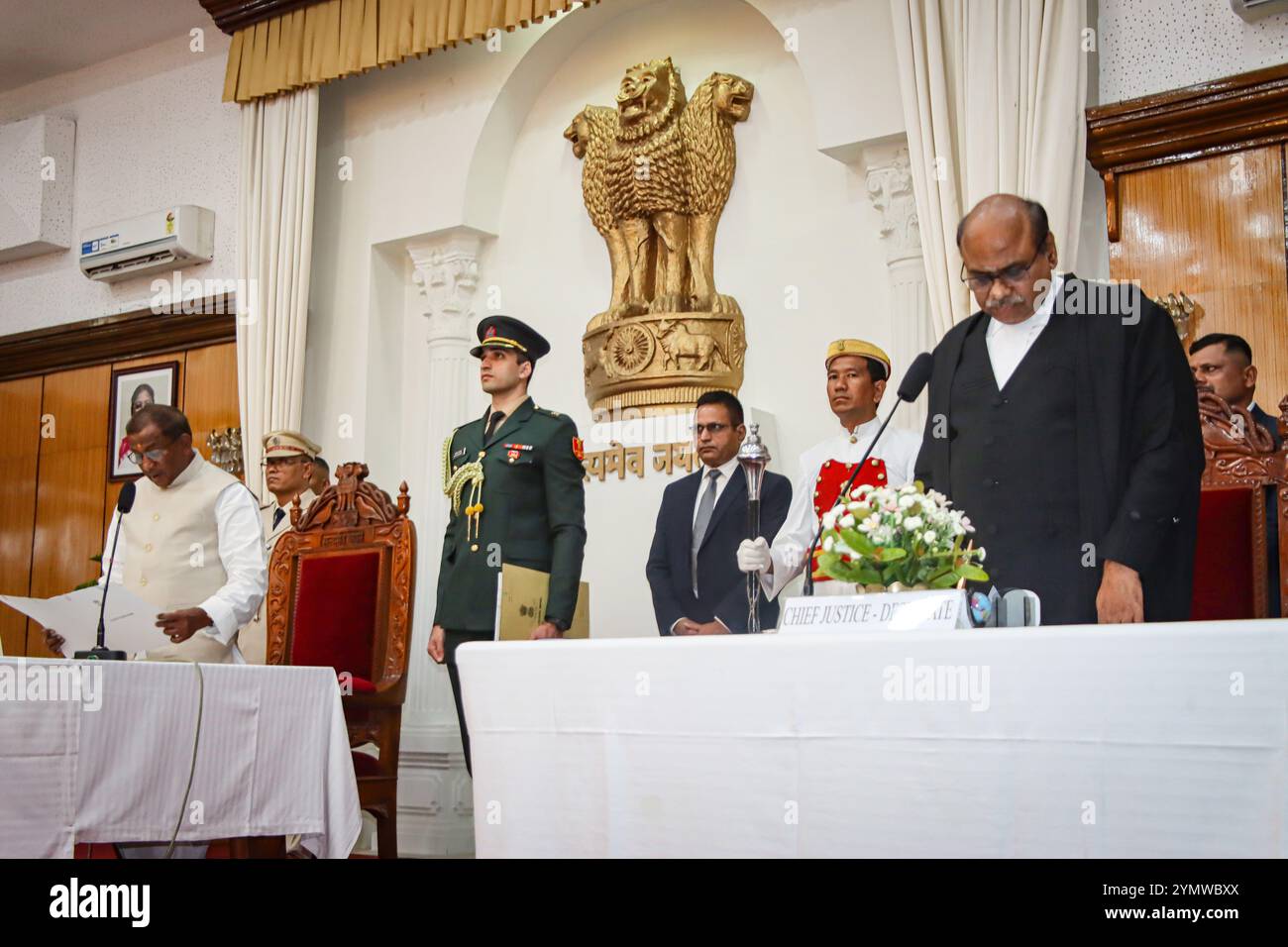 Justice D. Krishnakumar, former Judge of the Madras High Court, being ...