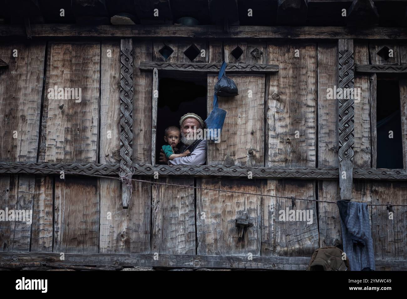Houses that are over 600 years old, with windows adorned with the ...