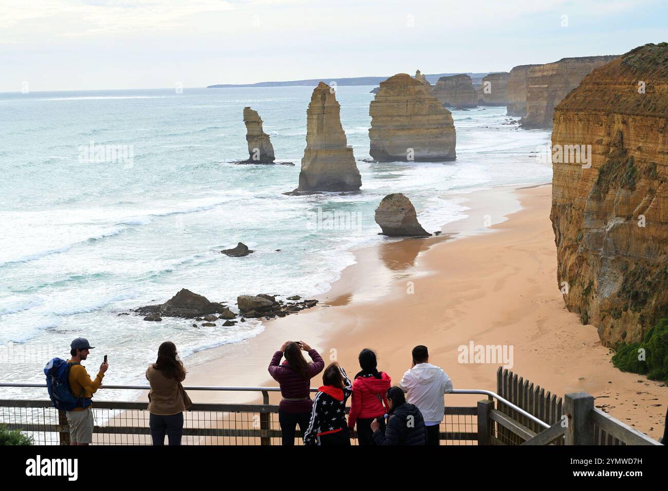 An attractive stunning view of the iconic site 12 apostles great ocean ...