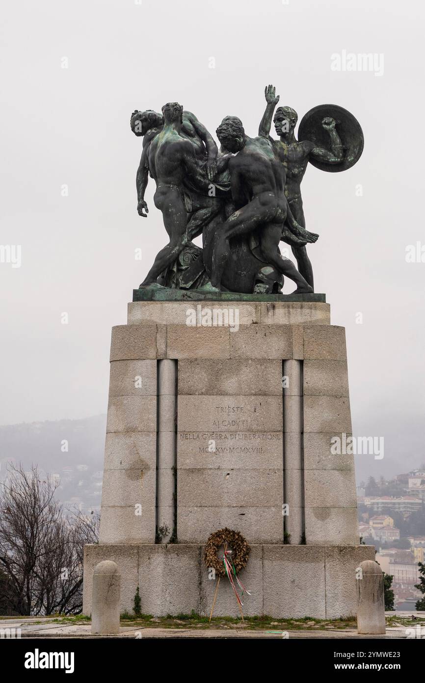 Commemorative sculpture of the First World War,Soldiers statue, near ...