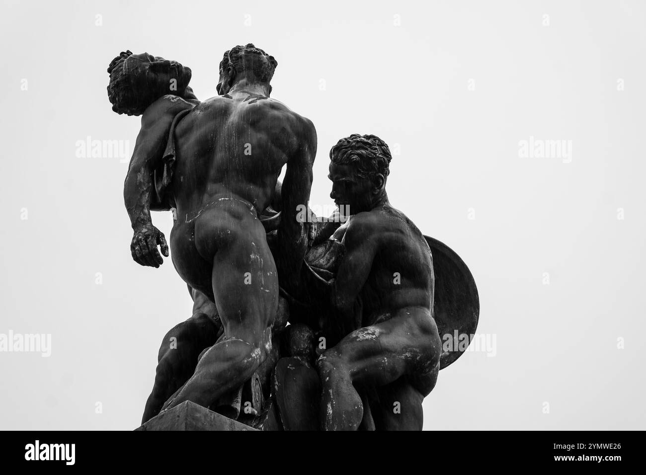 Commemorative sculpture of the First World War,Soldiers statue, near ...
