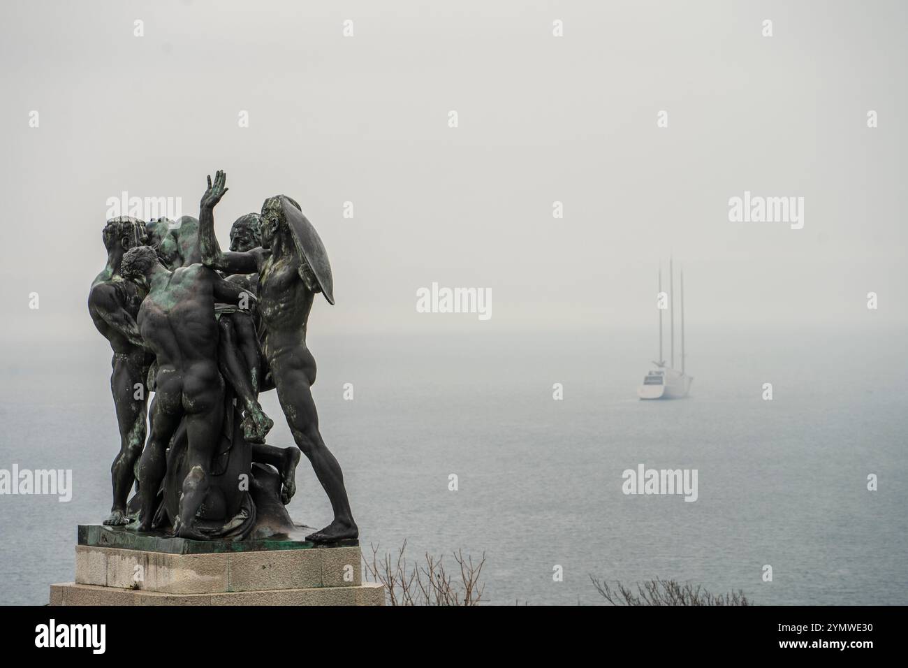 Commemorative sculpture of the First World War,Soldiers statue, near ...