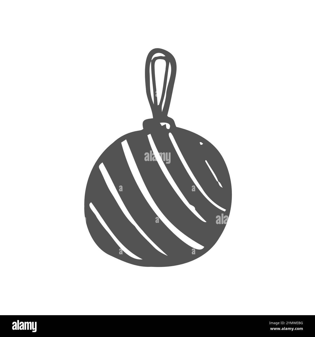 Christmas tree toy pattern Black and White Stock Photos & Images - Alamy