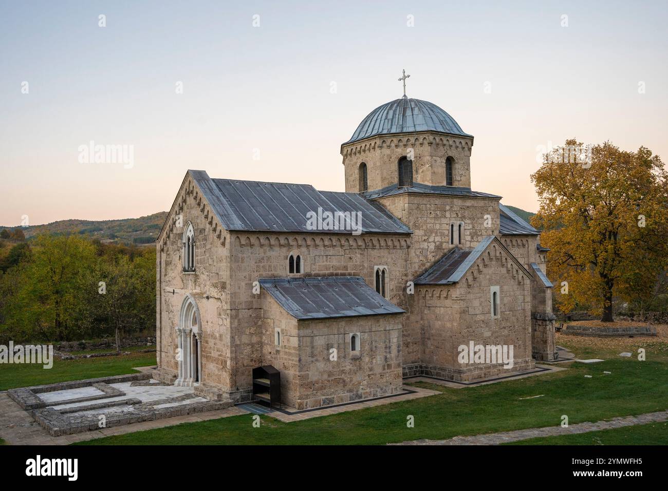Medieval monastery Gradac on mountain Golija, Serbia Stock Photo - Alamy