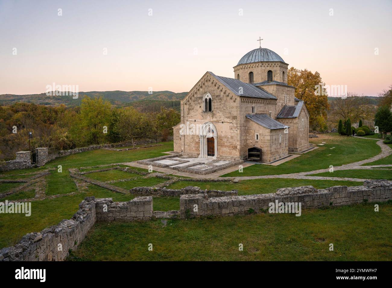 Medieval monastery Gradac on mountain Golija, Serbia Stock Photo - Alamy