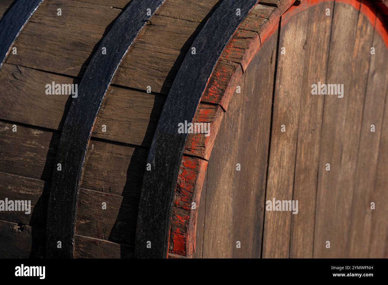 Barrel outside cellar wine hi-res stock photography and images - Alamy
