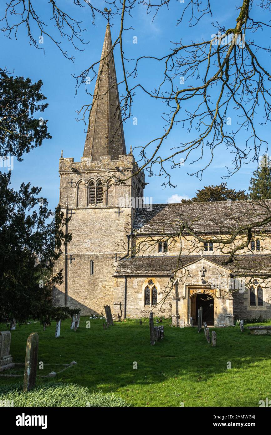 All Saints' Church, Down Ampney exterior, Gloucestershire, England ...