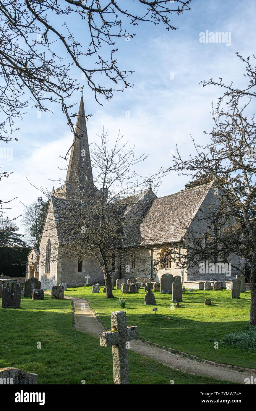 All Saints' Church, Down Ampney exterior, Gloucestershire, England ...