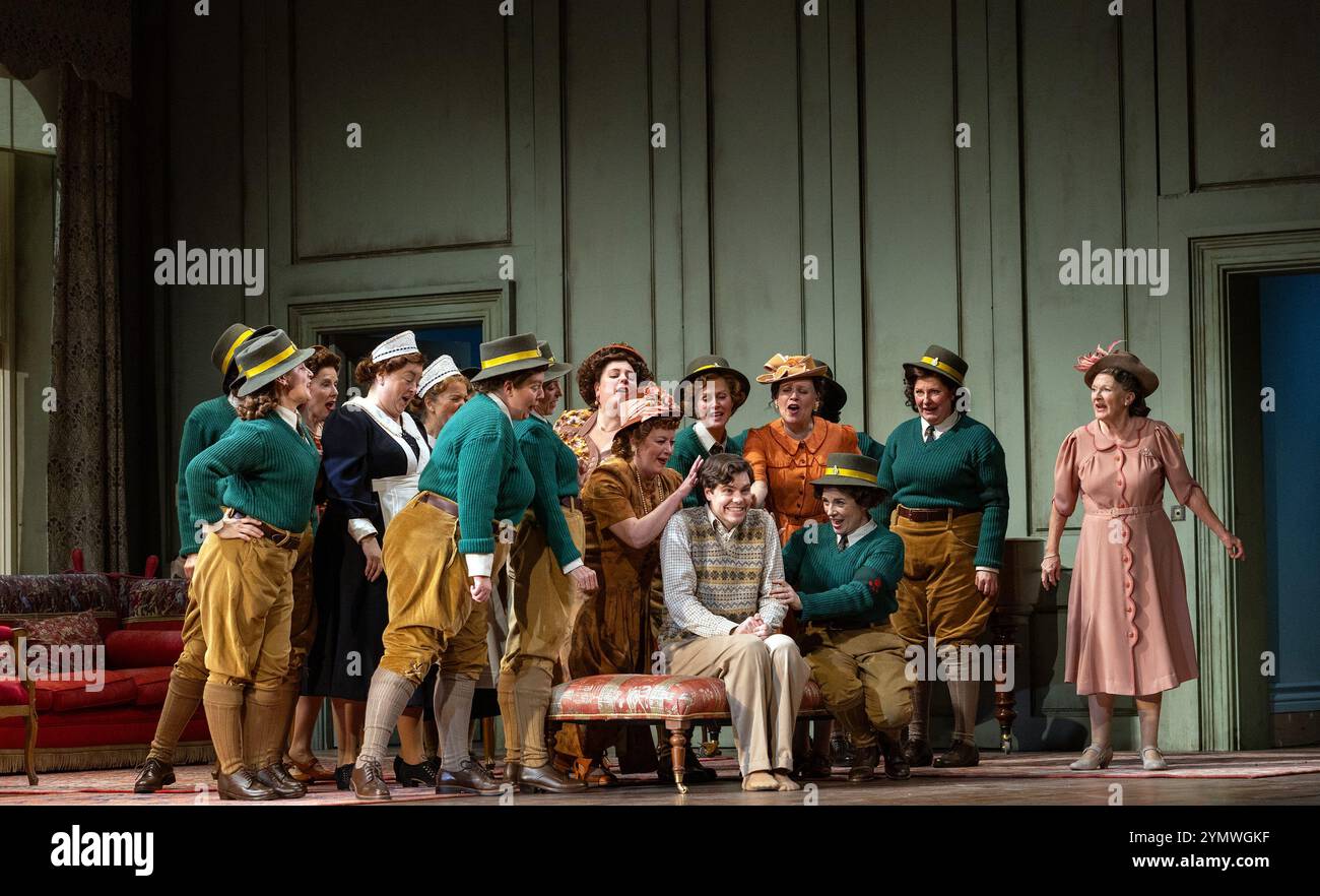 Thomas Atkins (Nemorino) in THE ELIXIR OF LOVE at English National Opera, London Coliseum ...