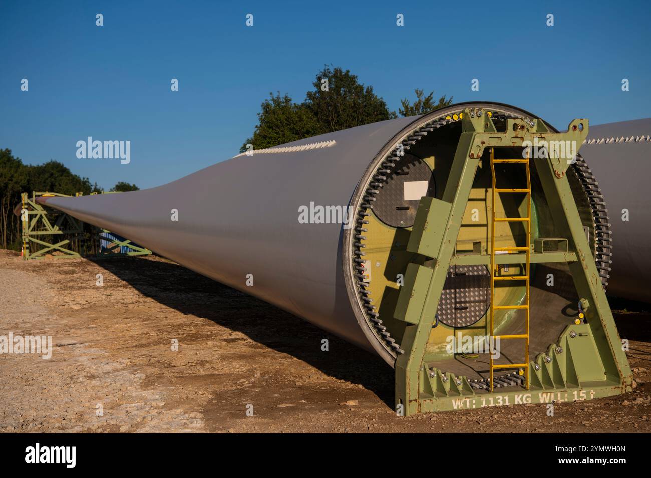 The arms of a windmill on the ground Stock Photo - Alamy