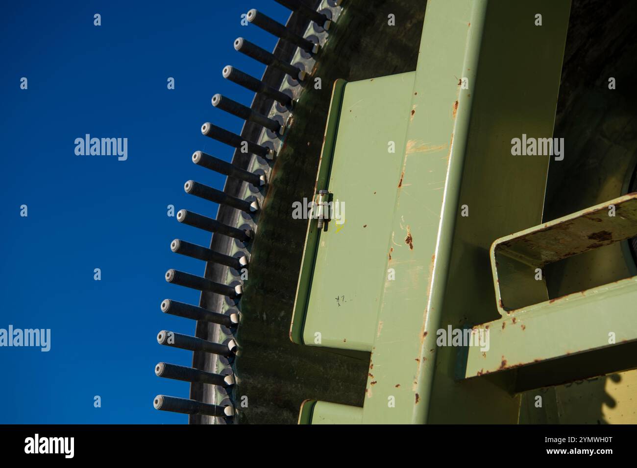 The arms of a windmill on the ground Stock Photo - Alamy