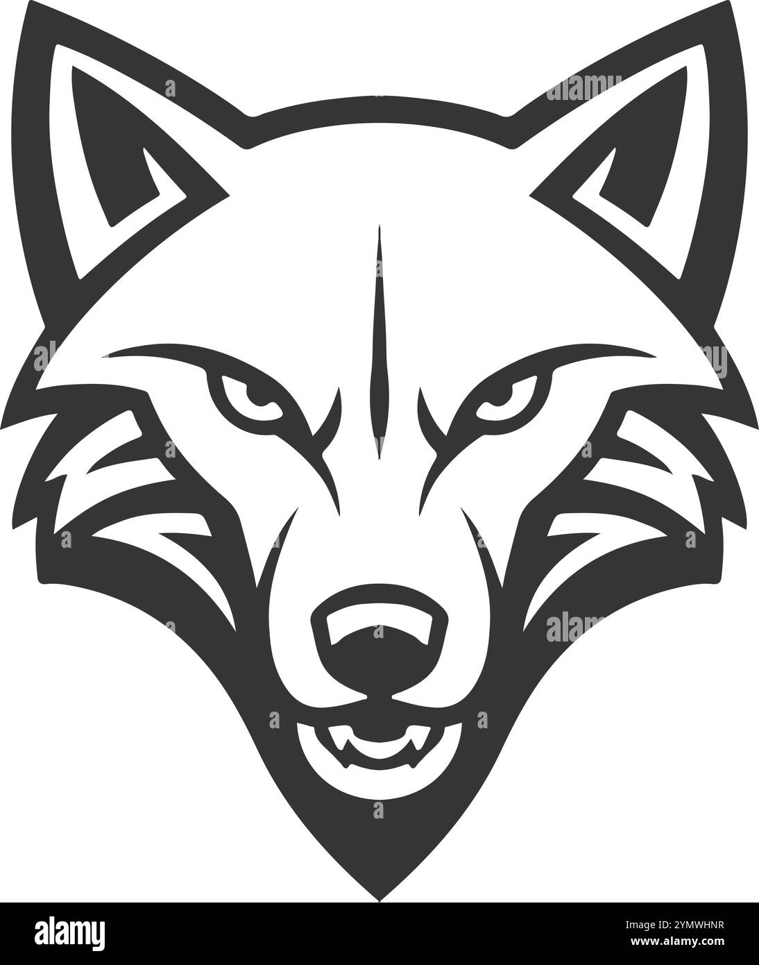Wolf head. Design element for sport team logo, emblem, badge, mascot ...