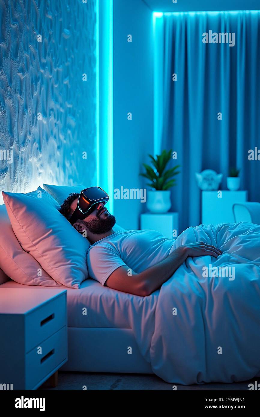 Virtual reality relaxation hi-res stock photography and images - Alamy