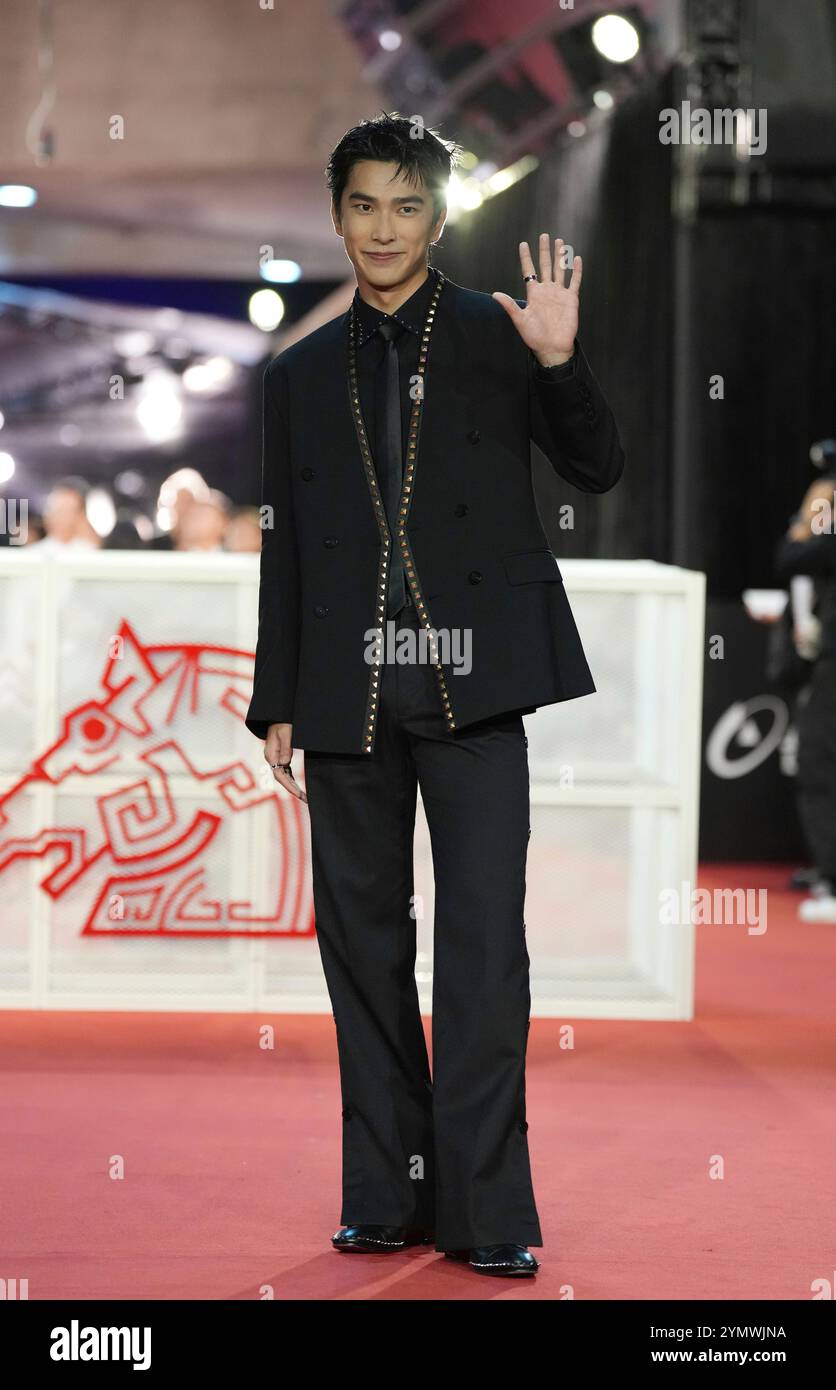 Tseng Jing-hua arrives at the 61st Golden Horse Awards in Taipei ...