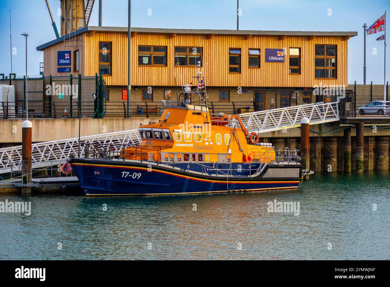 City of London ii the RNLI Dover Lifeboat in the Port of Dover in Kent ...