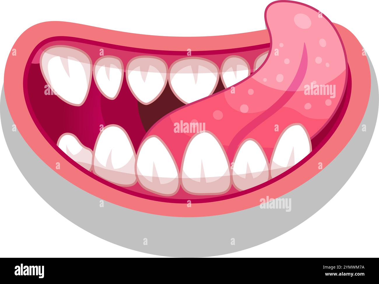 Child smile mouth open Stock Vector Images - Alamy