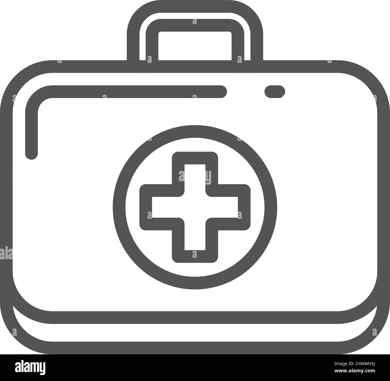 Emergency kit icon linear Cut Out Stock Images & Pictures - Alamy