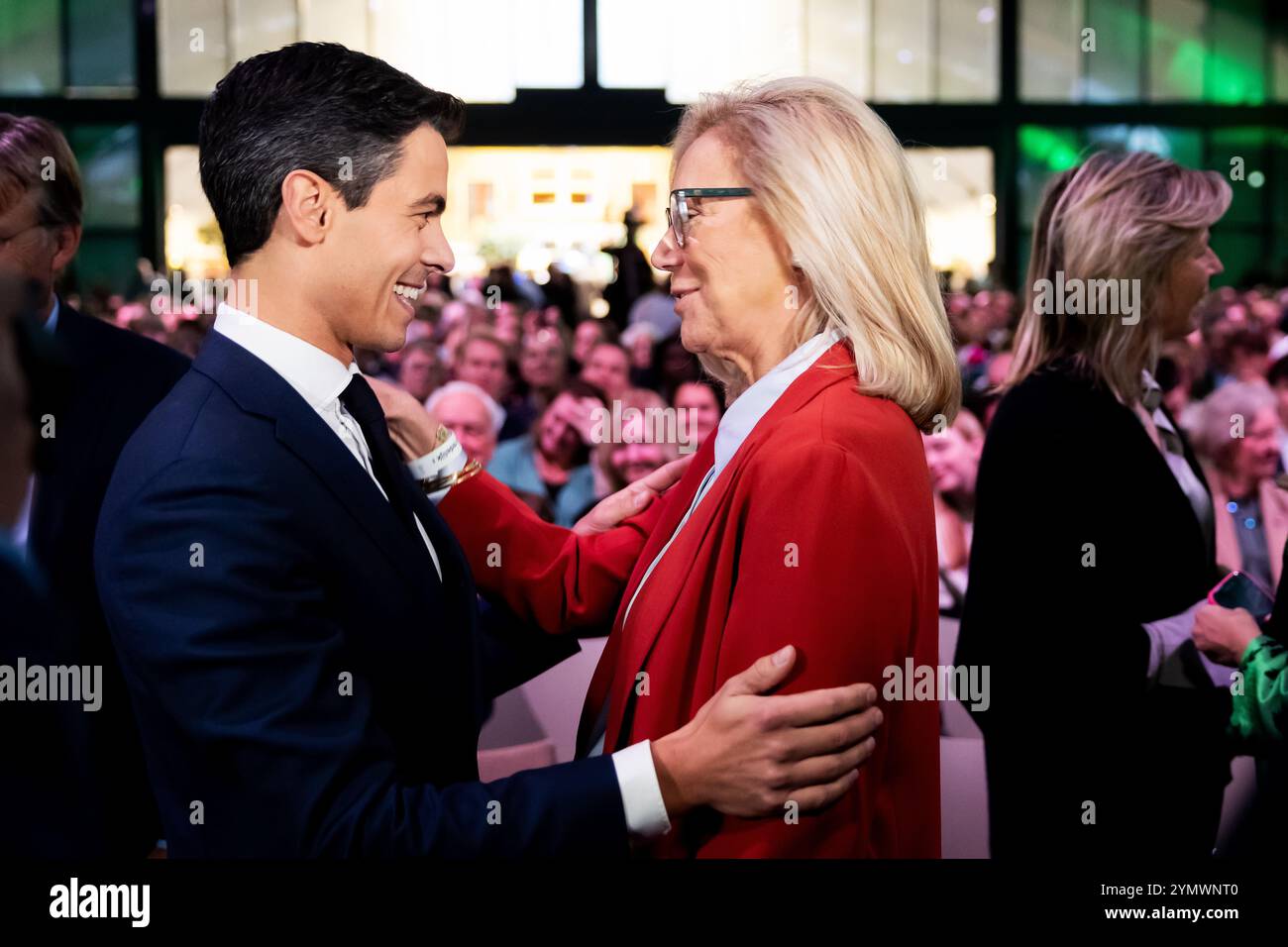 DEN BOSCH - Rob Jetten and Sigrid Kaag during the D66 party congress. The meeting for members of ...