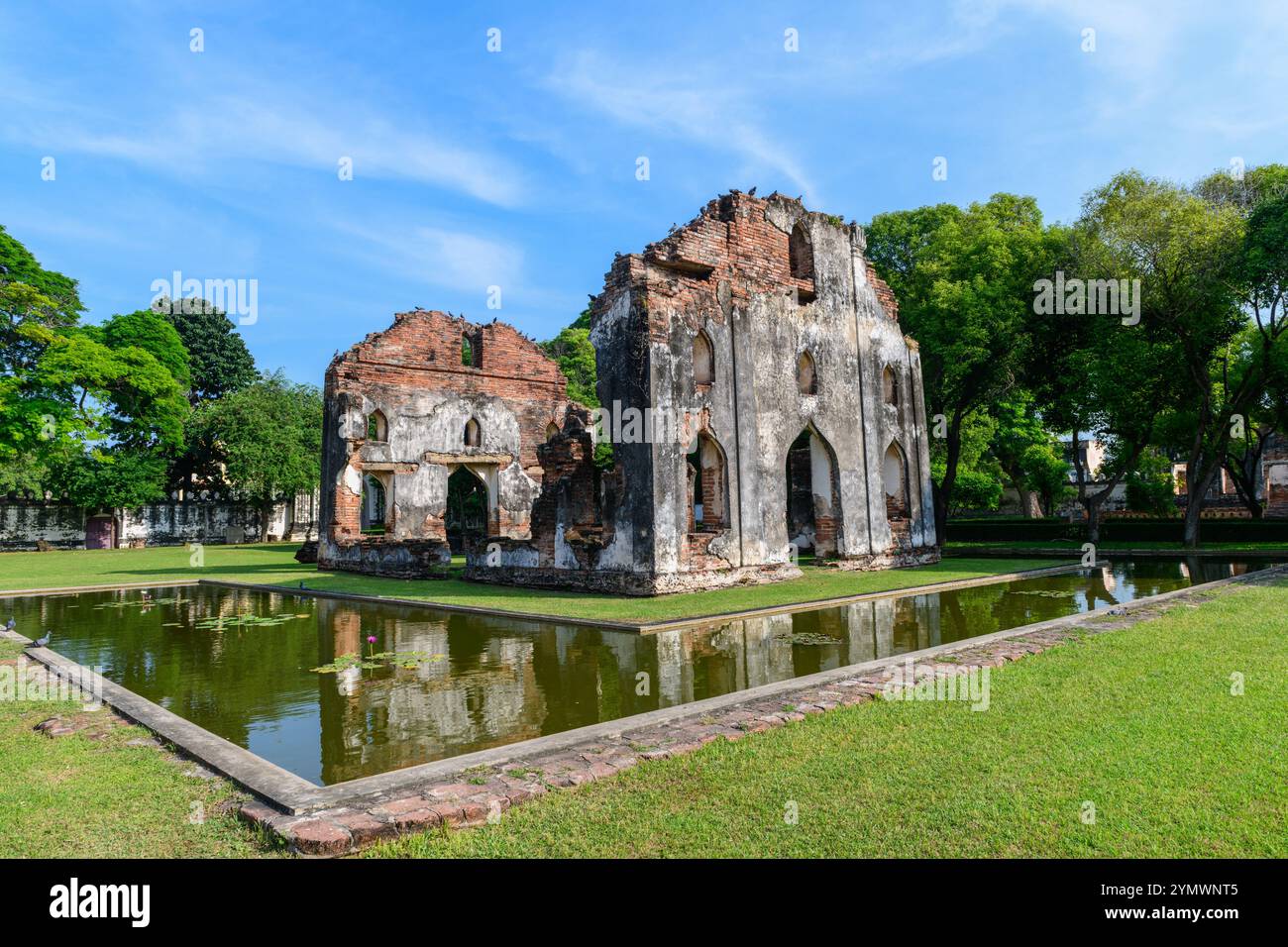 The ruins of King Narai’s Palace, officially named Phra Narai ...