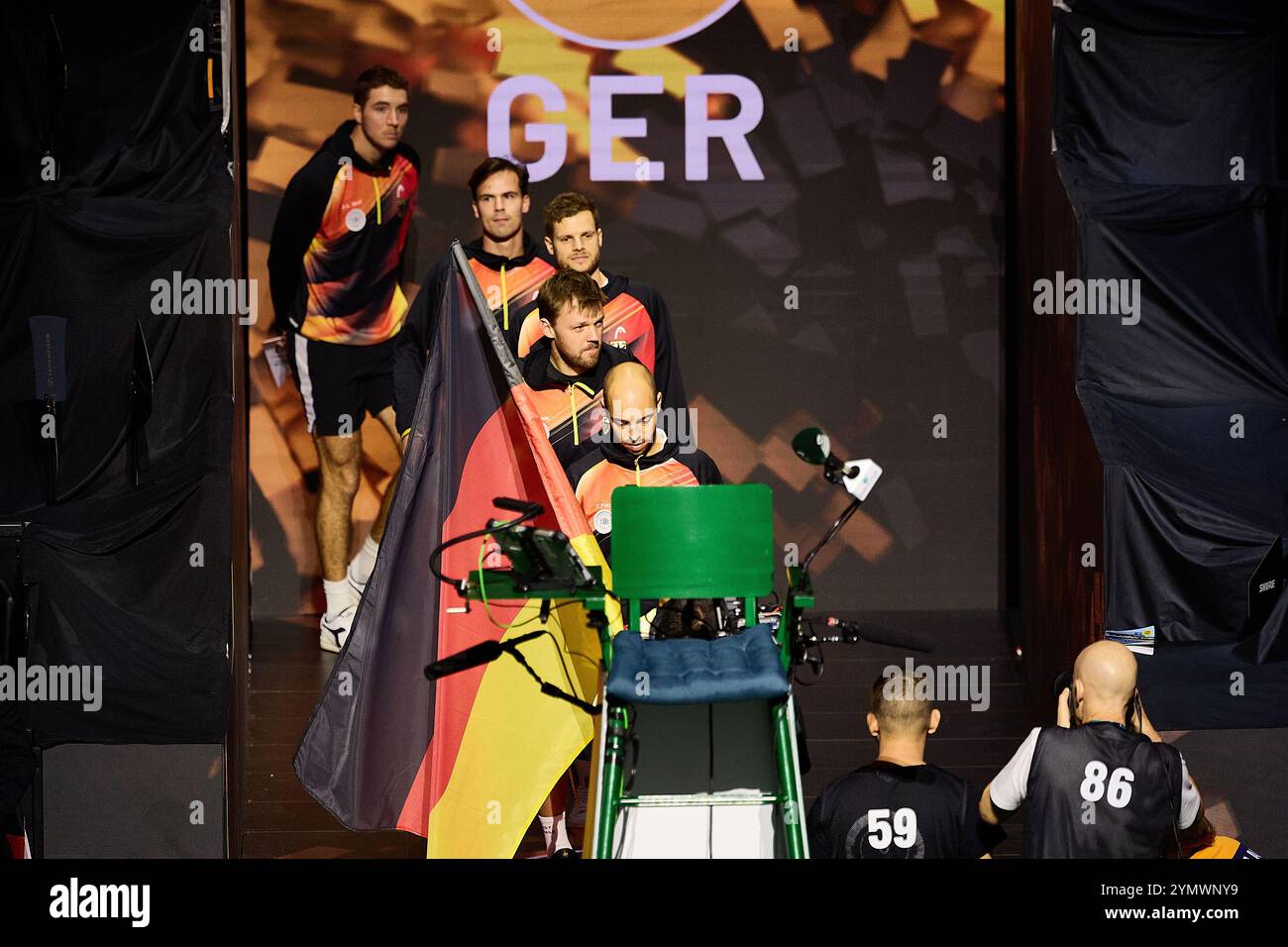 Malaga, Malaga, Spain. 22nd Nov, 2024. Tim Puetz of Germany, Kevin ...