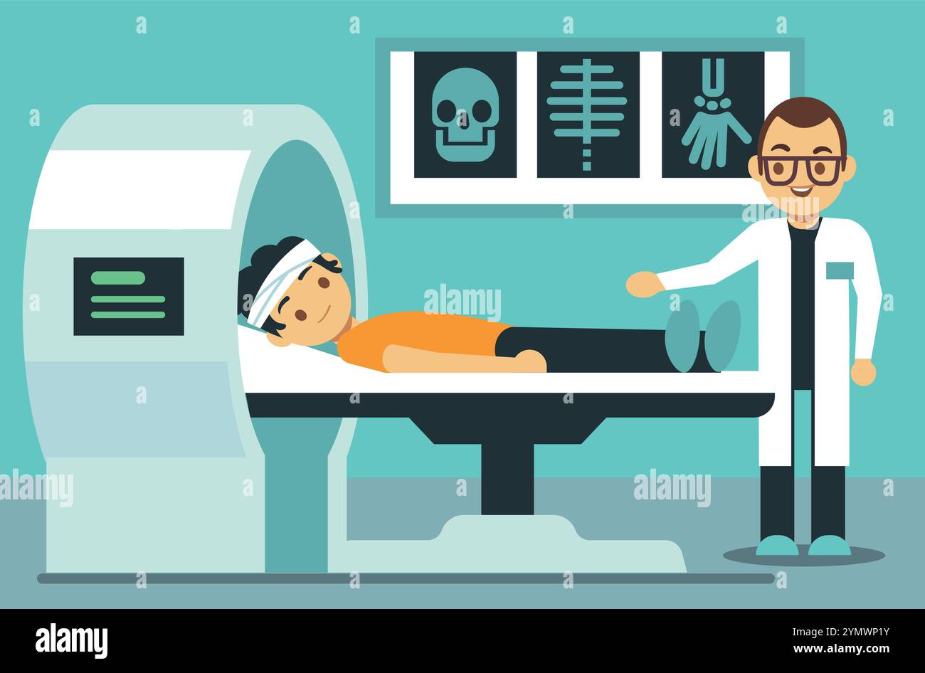 Radiology machine clinic in Cut Out Stock Images & Pictures - Alamy
