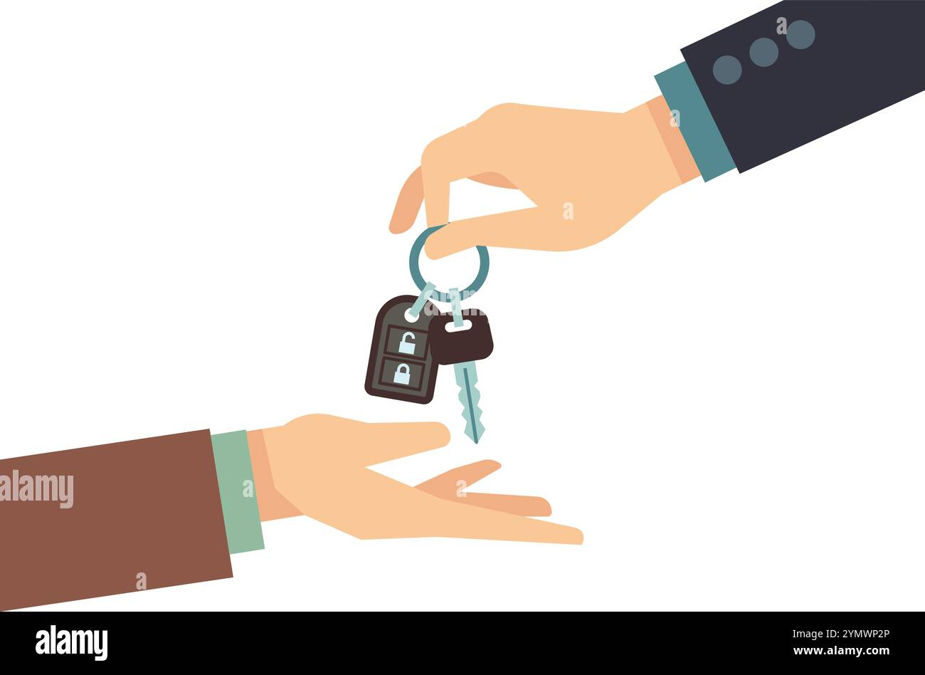 Auto dealership outdoors Stock Vector Images - Alamy