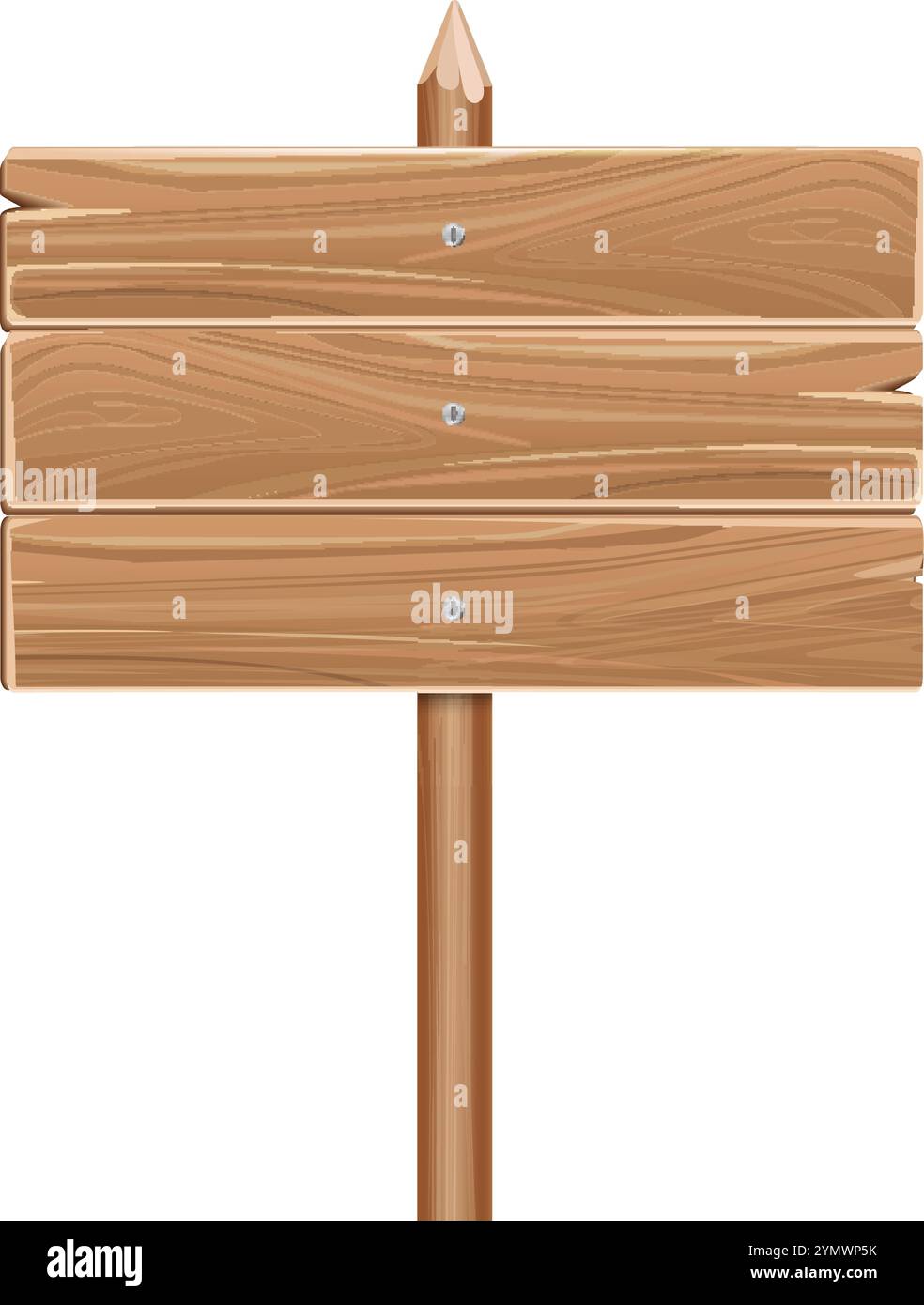 Wooden signboard. Rustic frame template. Old signpost Stock Vector ...