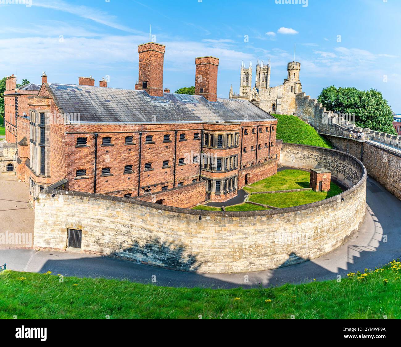 A view towards the Victorian Prison and the observatory tower in ...