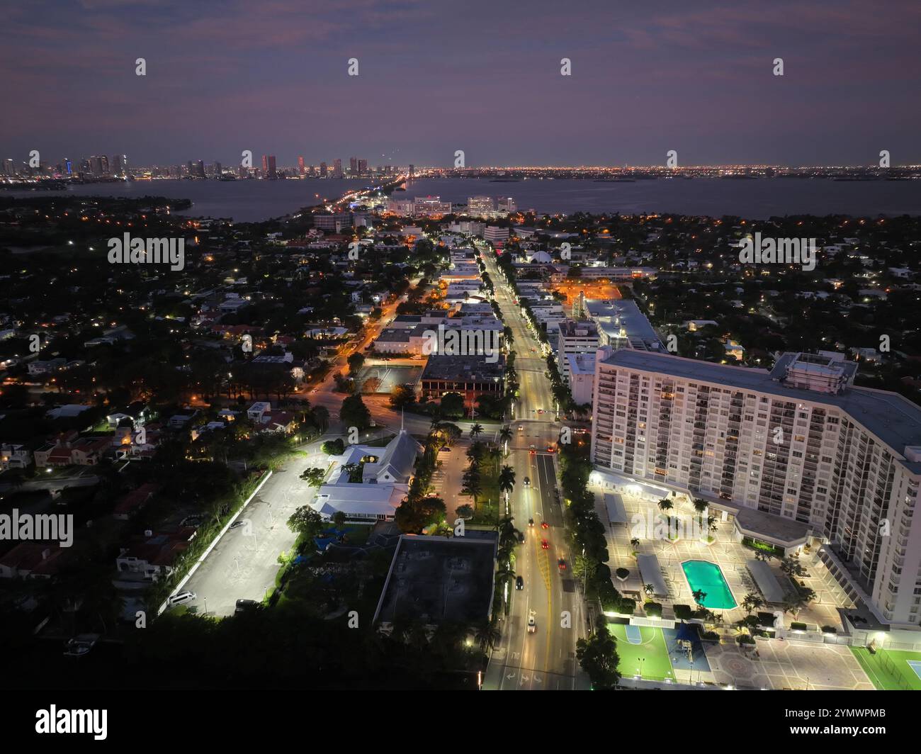 Sunrise over Miami Beach, Florida – A Stunning Coastal Cityscape Stock ...