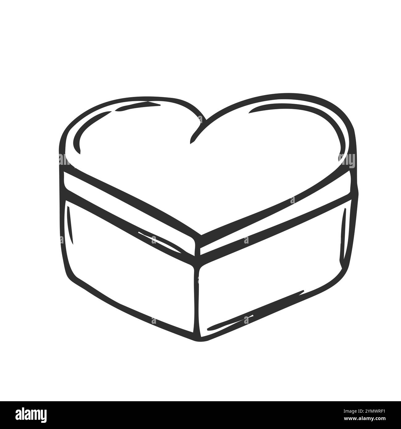 Heart valentine card coloring page hi-res stock photography and images ...