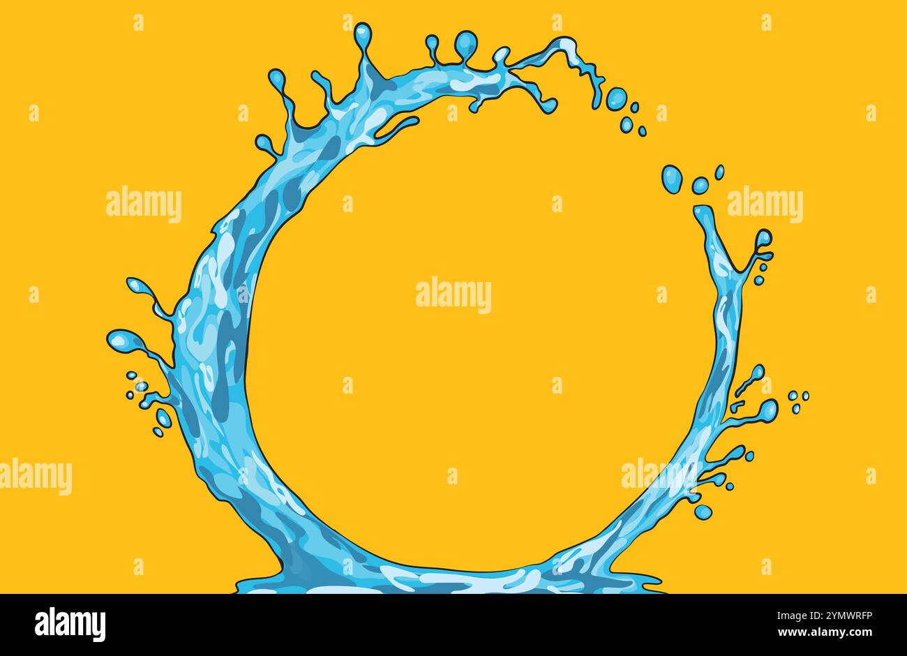 splash water vector Stock Vector Image & Art - Alamy