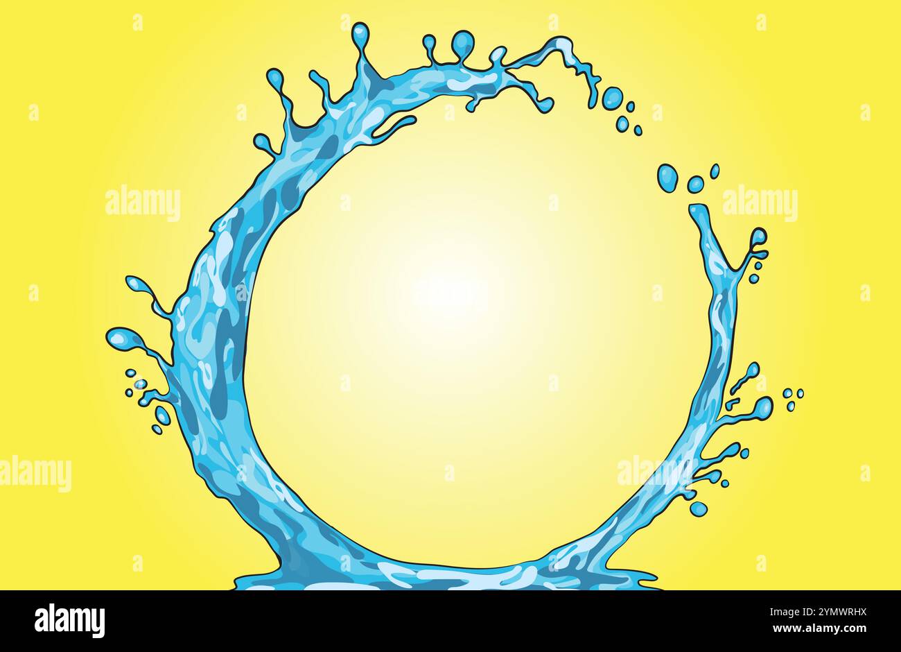 splash water vector Stock Vector Image & Art - Alamy