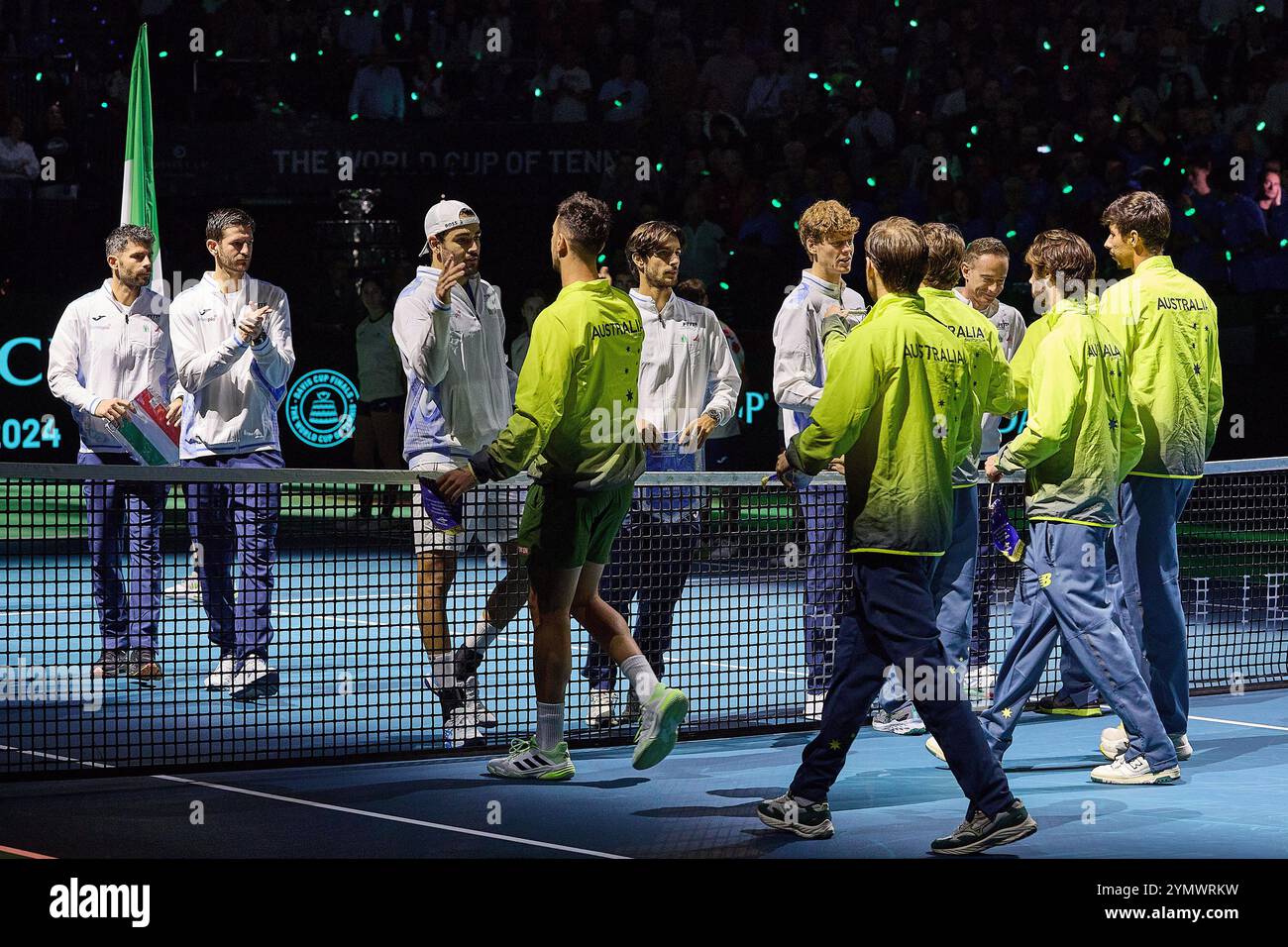 Malaga, Malaga, Spain. 23rd Nov, 2024. Simone Bolelli of Italy, Andrea Vavassori of Italy ...